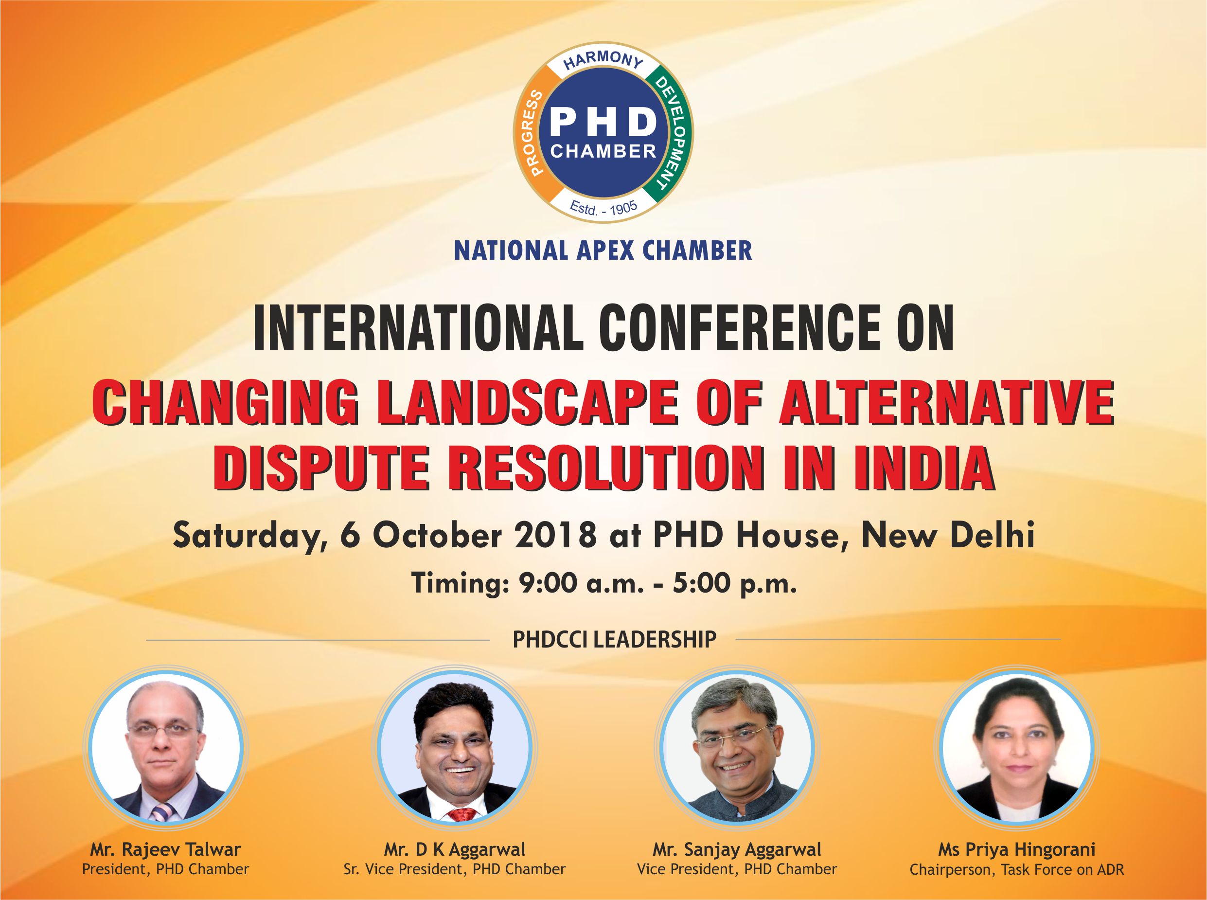 International Conference on Changing Landscape of Alternative Dispute ...