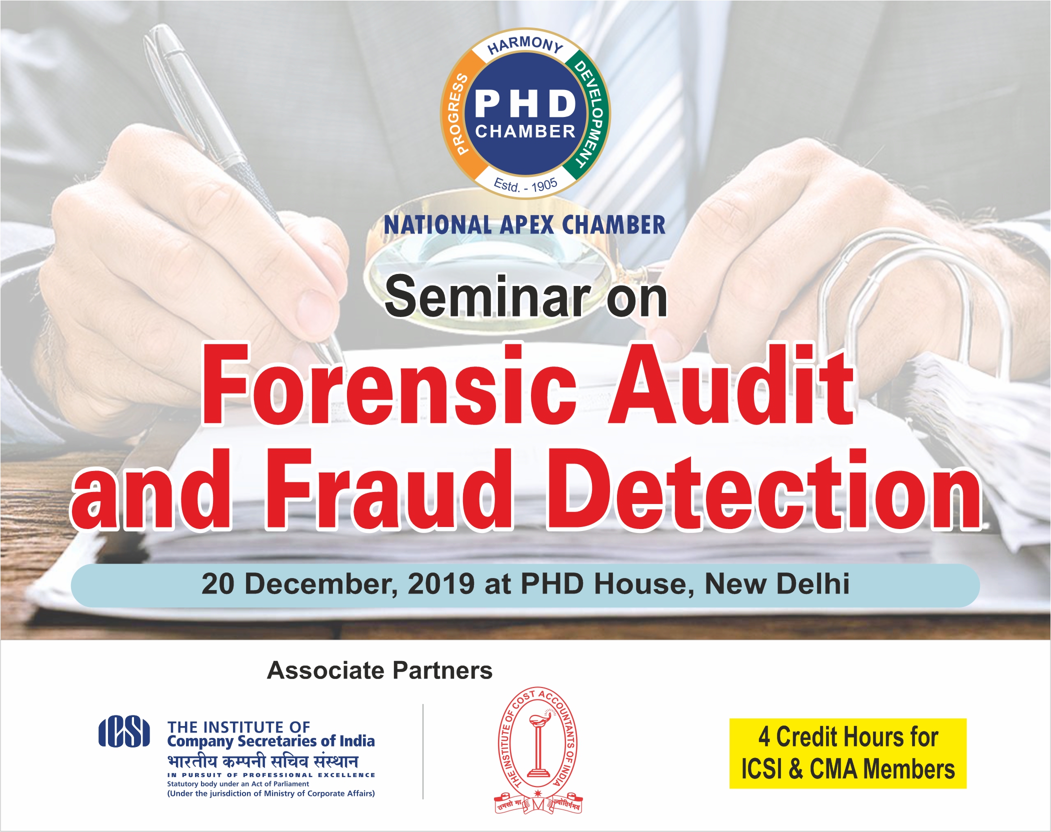 Seminar on Forensic Audit & Fraud Detection - PHD Chamber