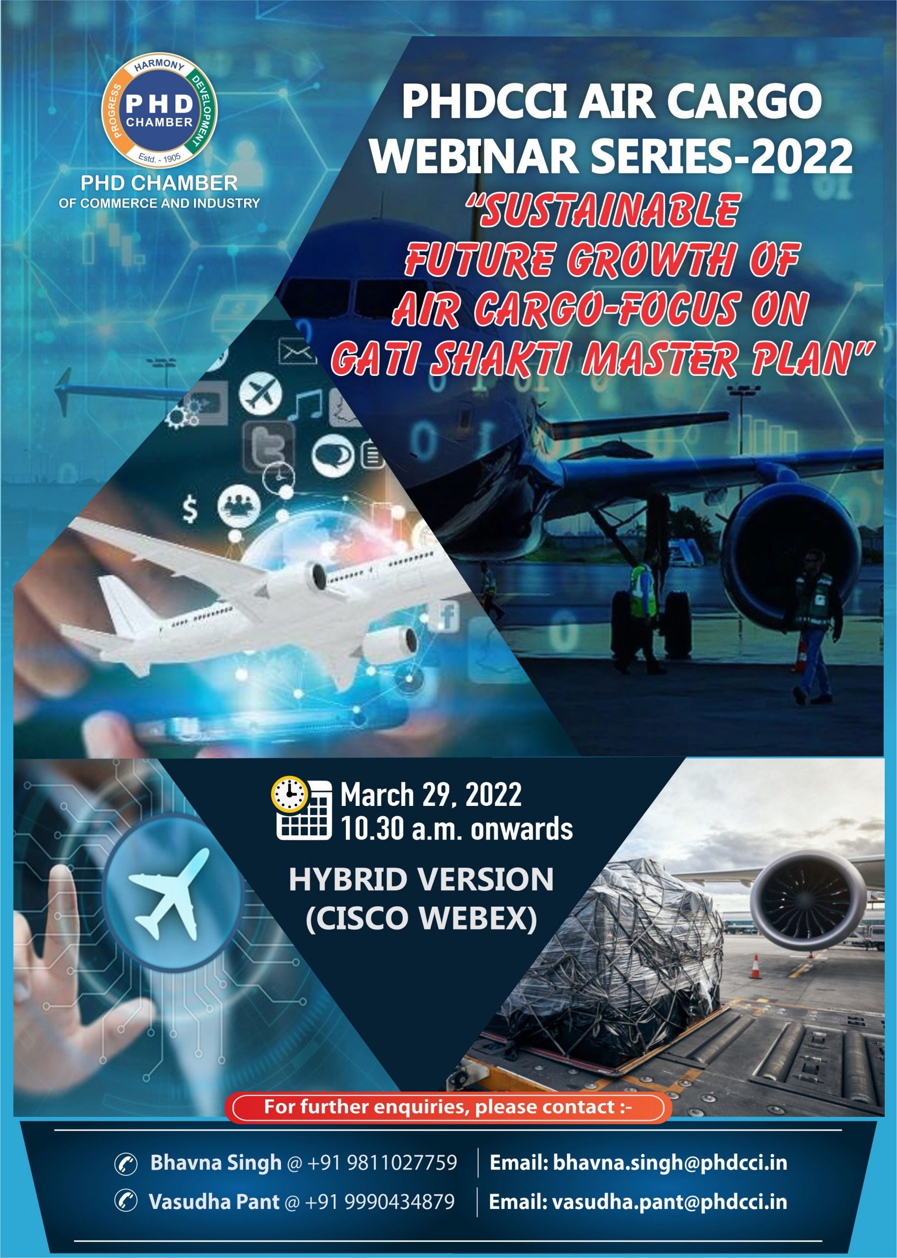 PHDCCI AIR CARGO WEBINAR SERIES- Sustainable Future Growth of Air Cargo ...