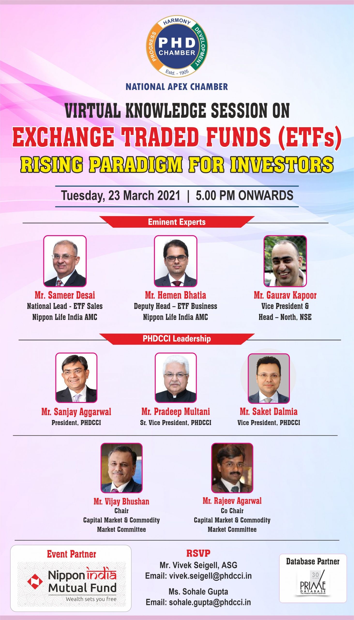 Virtual Knowledge Session on Exchange Traded Funds (ETFs) : Rising ...