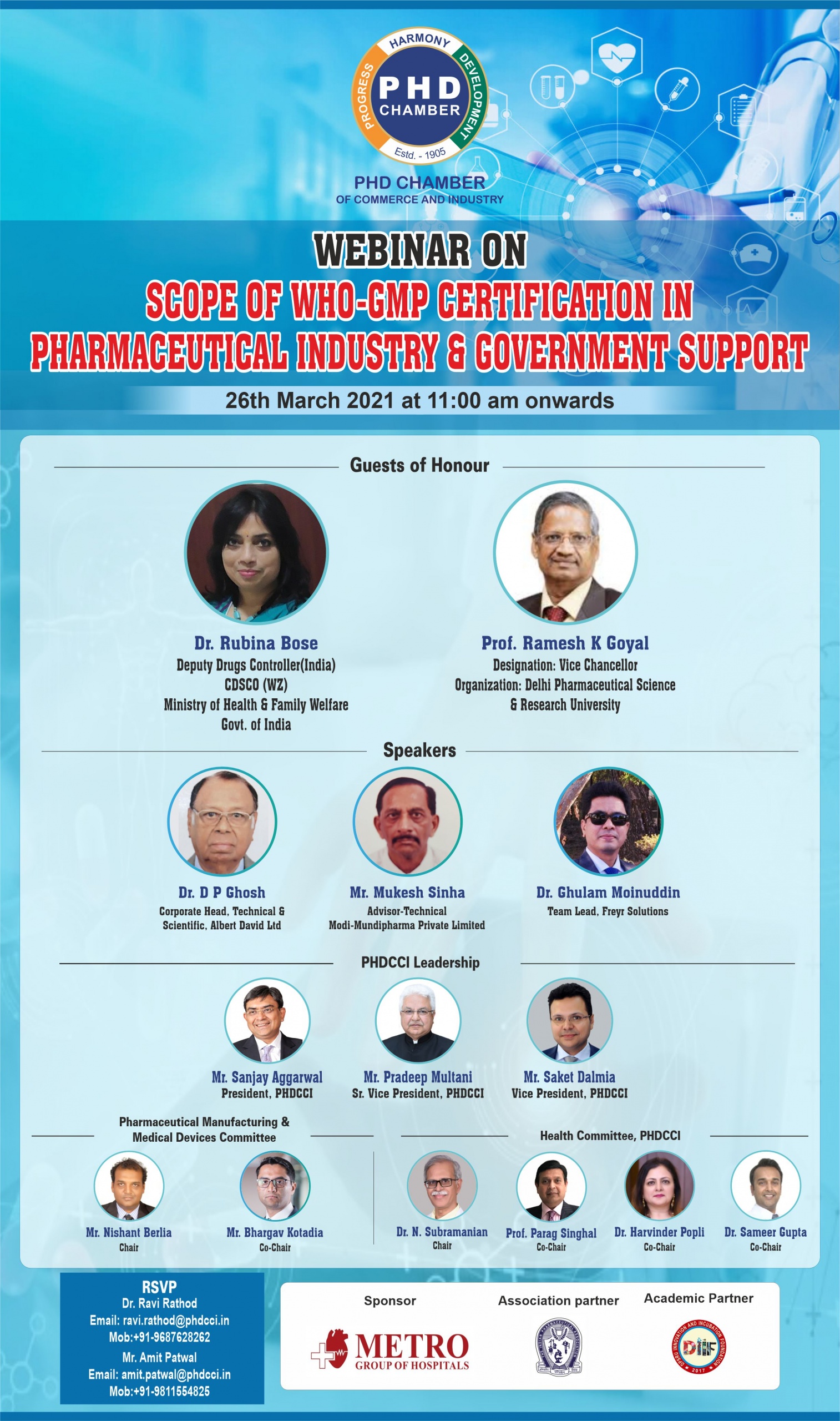 Webinar on Scope of WHO-GMP Certification in Pharmaceutical Industry ...