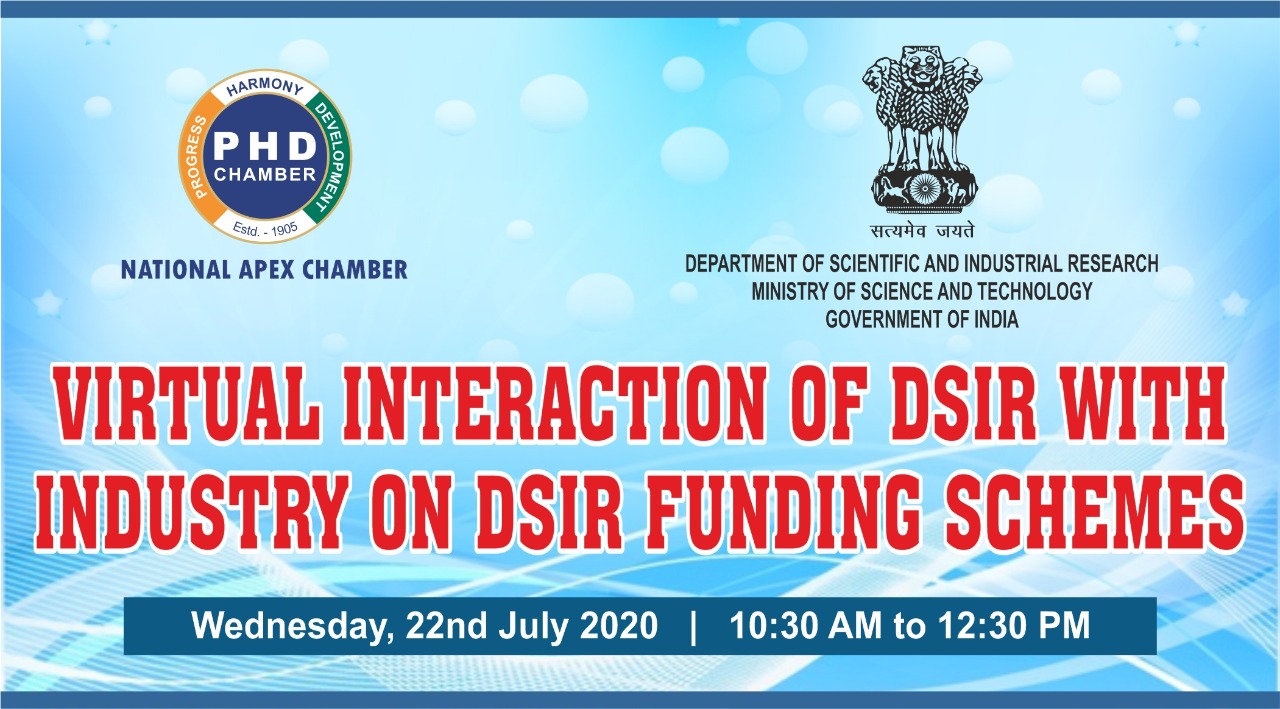 Virtual Interaction of DSIR with Industry on DSIR Funding Schemes - PHD ...