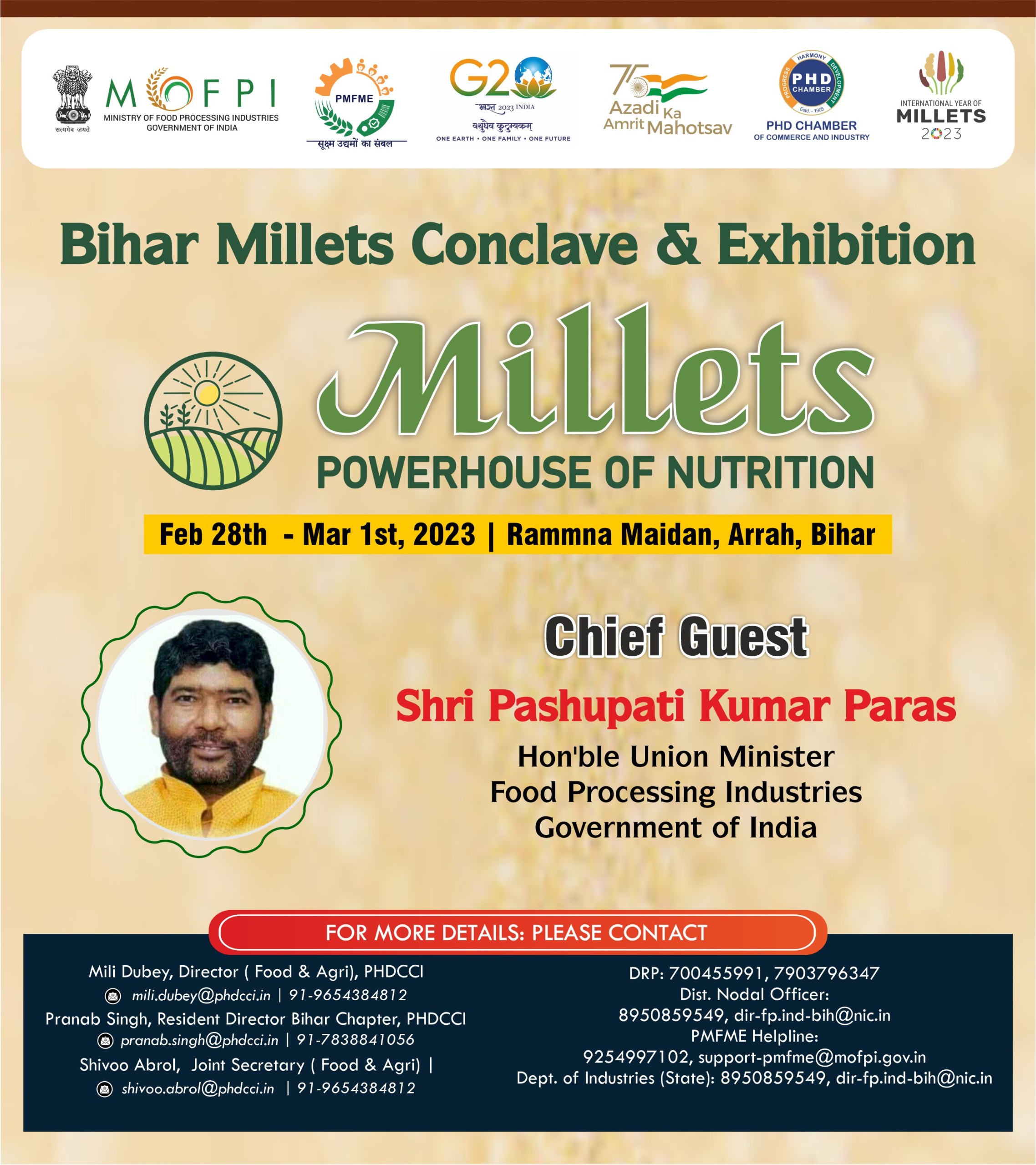 Bihar Millets Conclave & Exhibition - PHD Chamber