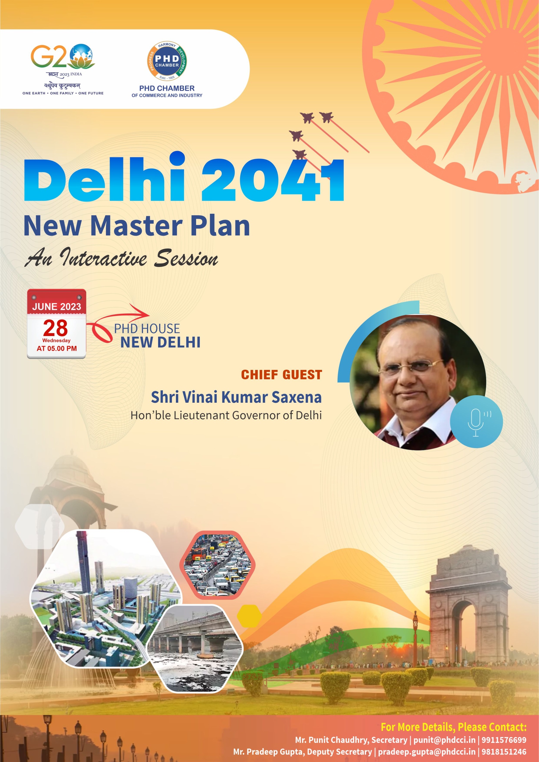 An Interactive Session on New Master Plan Delhi 2041 - PHD Chamber