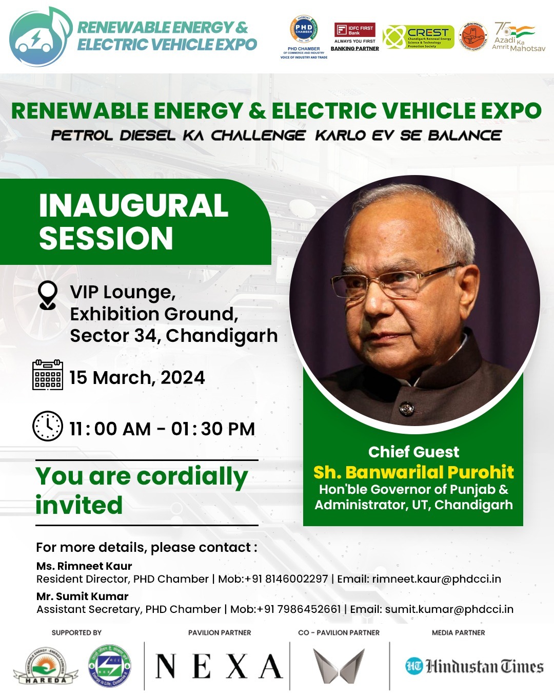 Inaugural Session of Green Mobility Electric Vehicle Expo - PHD Chamber