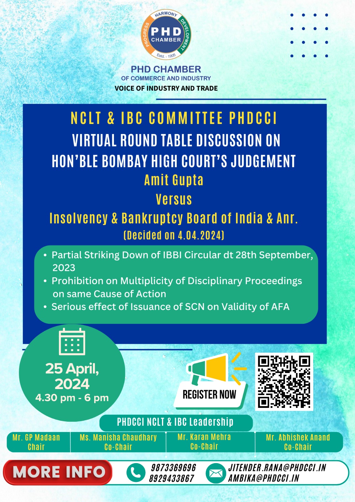Virtual Round Table Discussion on Hon’ble Bombay High Court’s Judgement ...