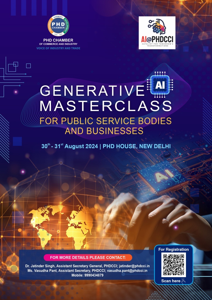 Generative AI Masterclass for Public Service Bodies & Businesses - PHD Chamber
