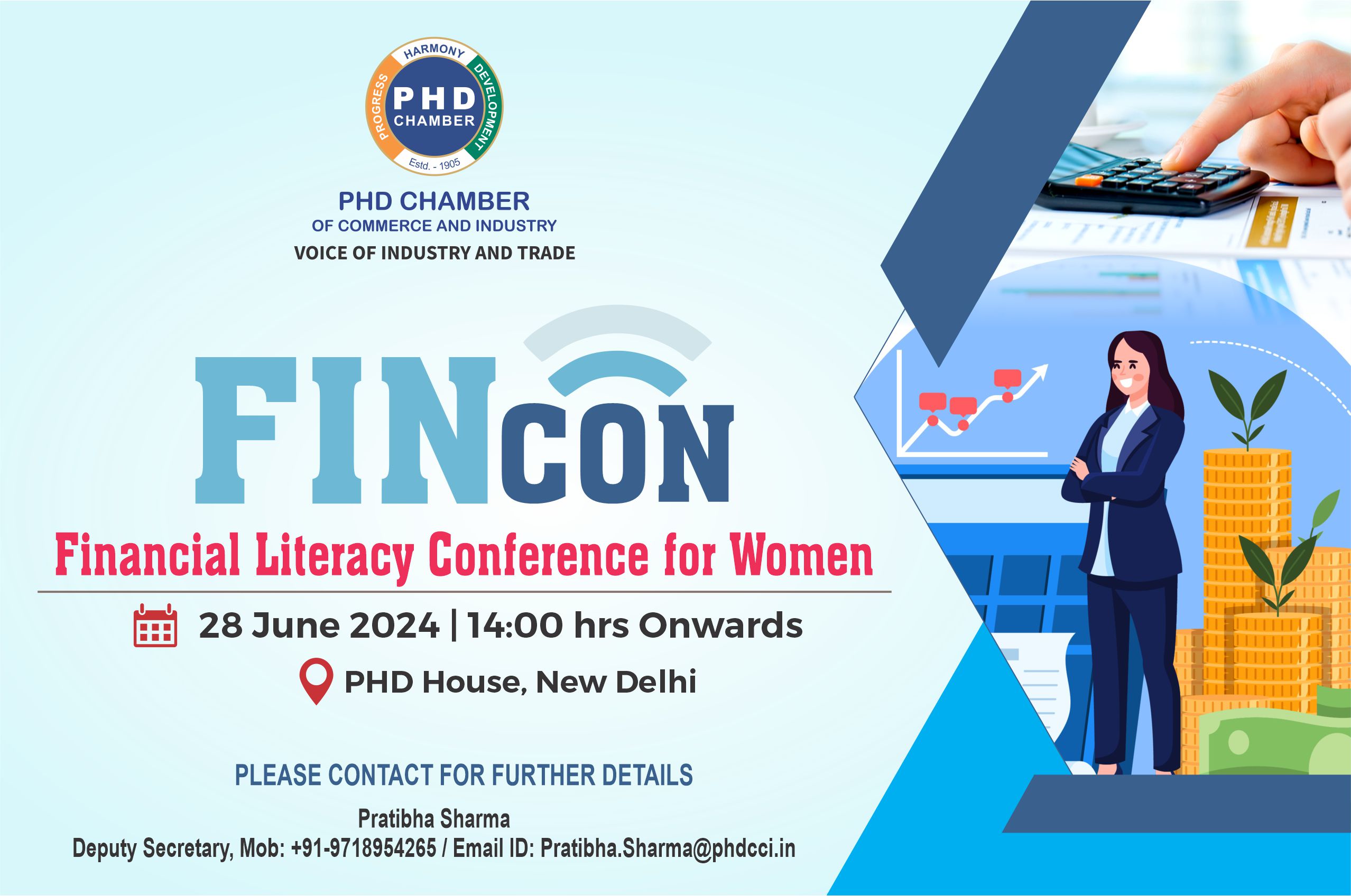 Fin Con : Financial Literacy Conference for Women - PHD Chamber