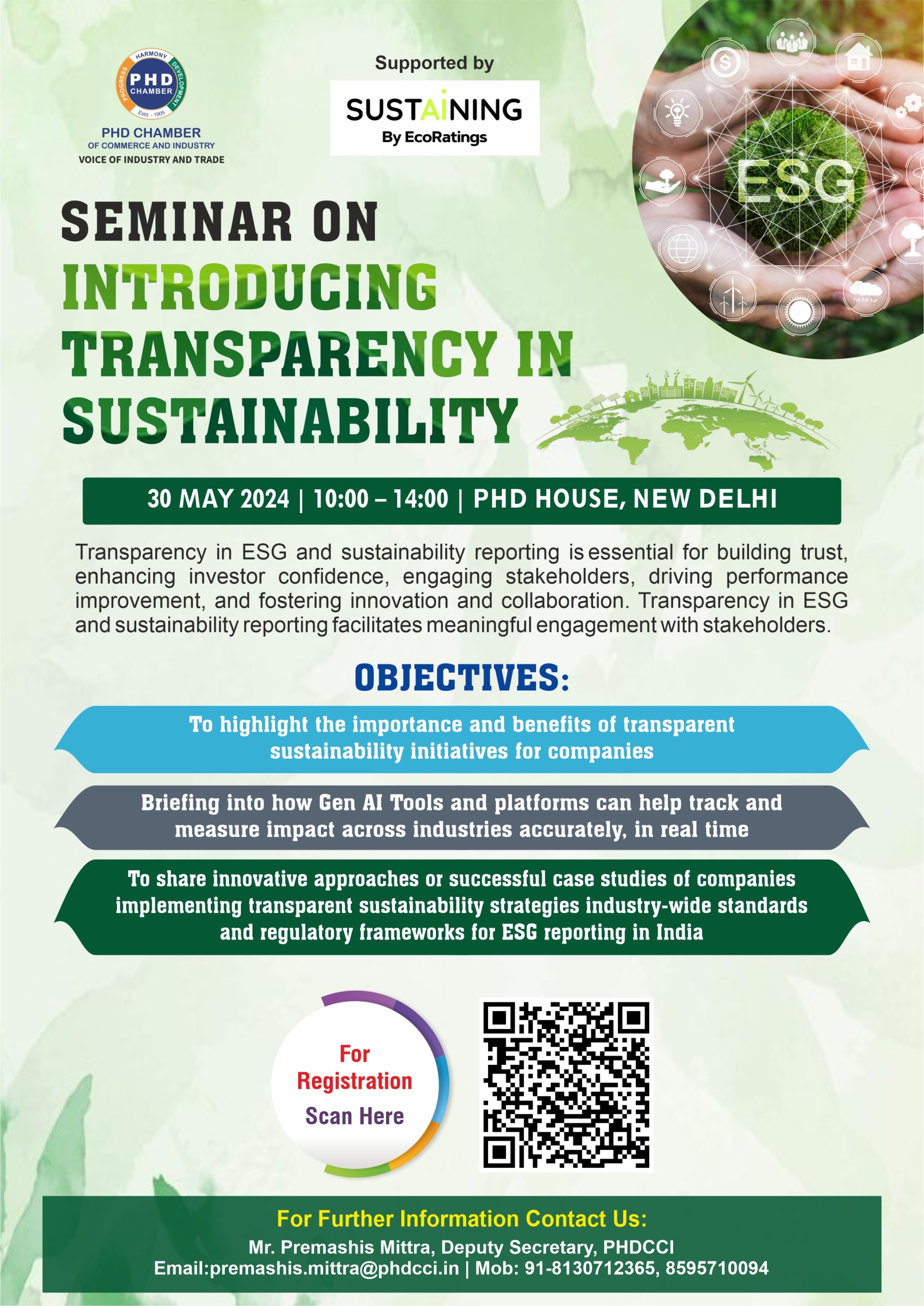 Seminar on Introducing Transparency in Sustainability - PHD Chamber
