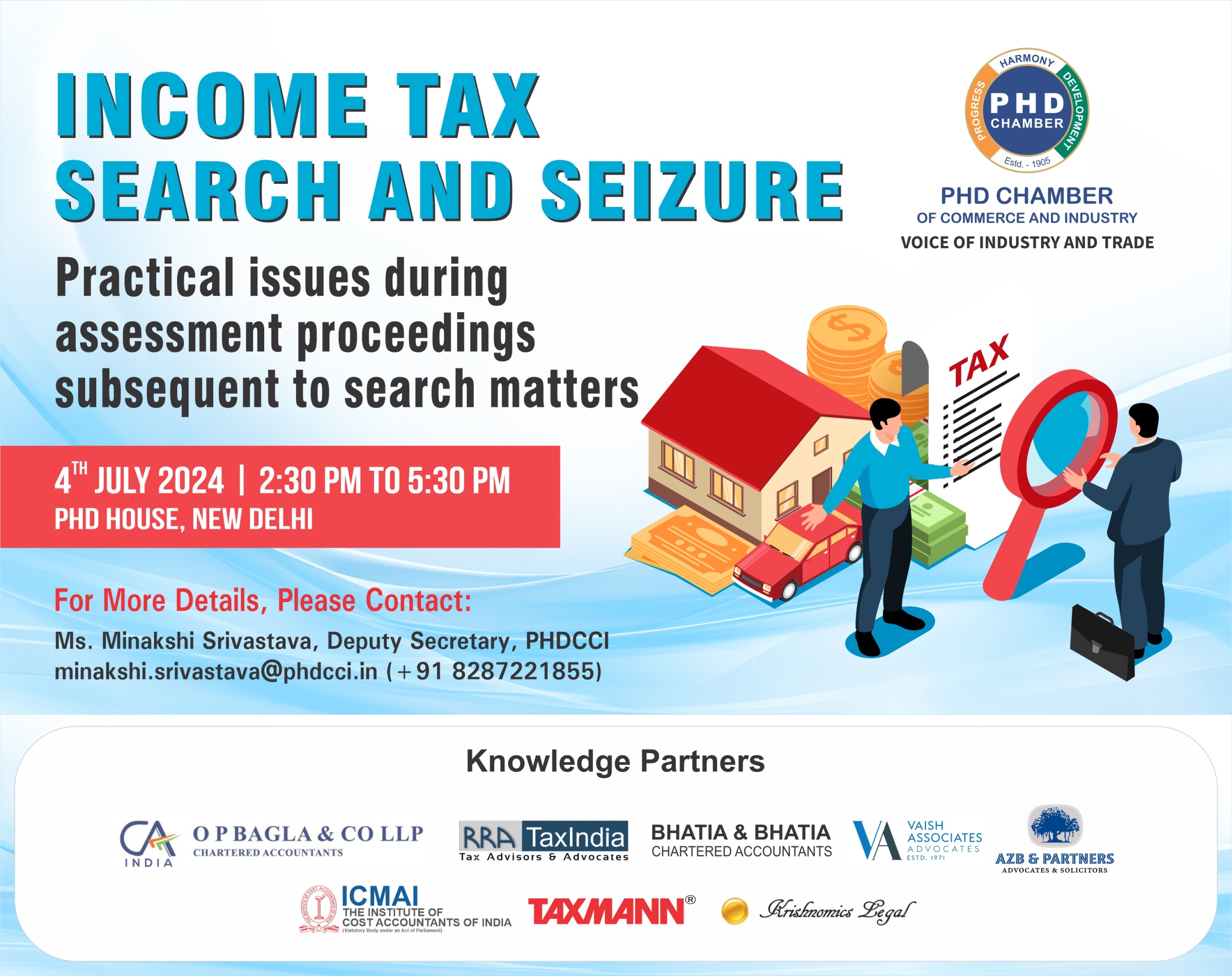 Conference on Income Tax, Search and Seizure - Practical issues during ...