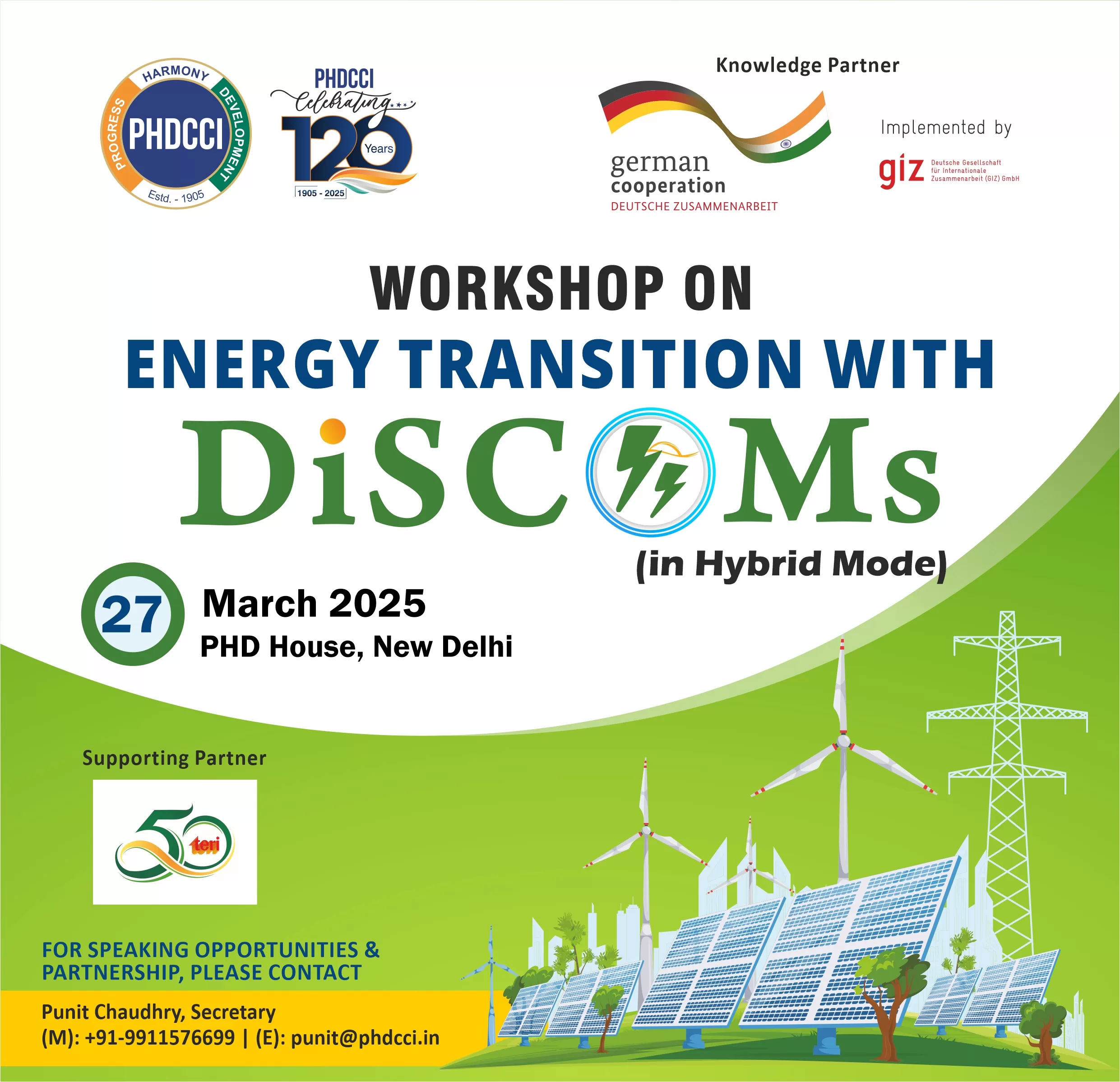 Workshop on Energy Transformation with DISCOMS - PHD Chamber