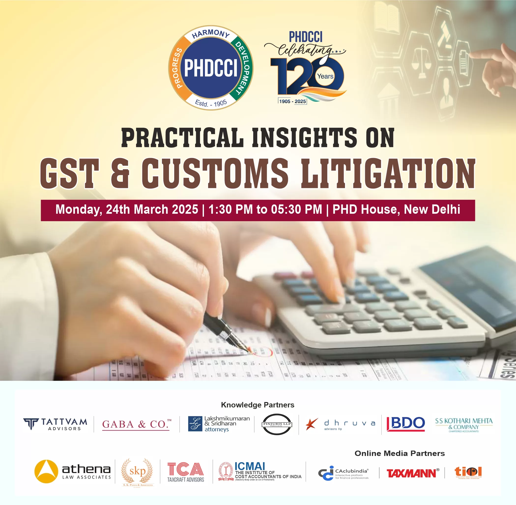 Practical Insights on GST & Customs Litigation - PHD Chamber
